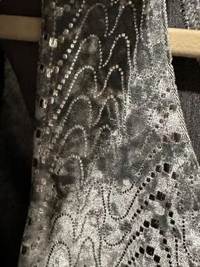 Joseph Ribkoff | Dresses | Joseph Ribkoff Silver Crushed Velvet Dress ...